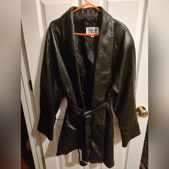 Maxima | Jackets & Coats | Maxima Womens Black Leather Coat | Poshmark